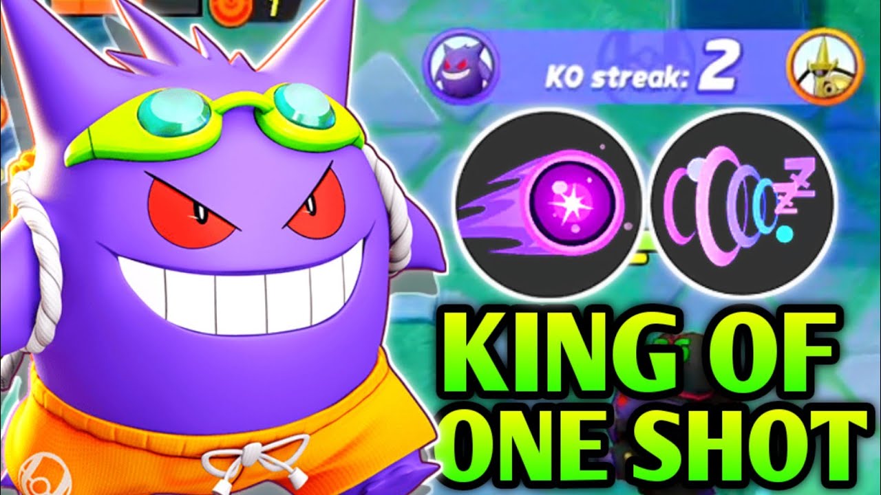 Gengar Is The Best One Shotter Pokemon In Pokemon Unite 👻 NINZA PLAYS ...