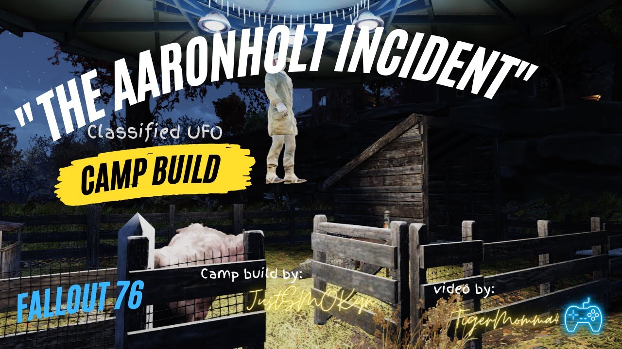 Fallout 76 UFO Camp - The Aaronholt Alien Incident - Xbox - #alien ...
