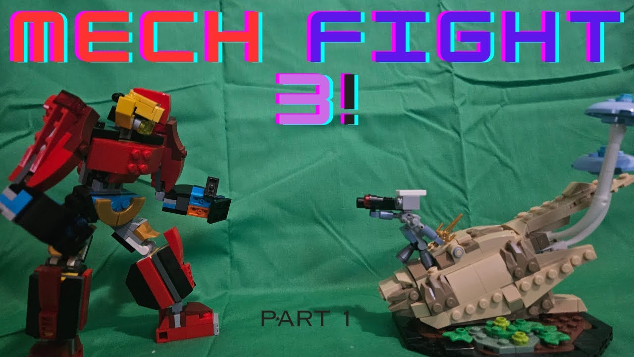 MECH FIGHT 3! (Lego stop motion) - YouTube