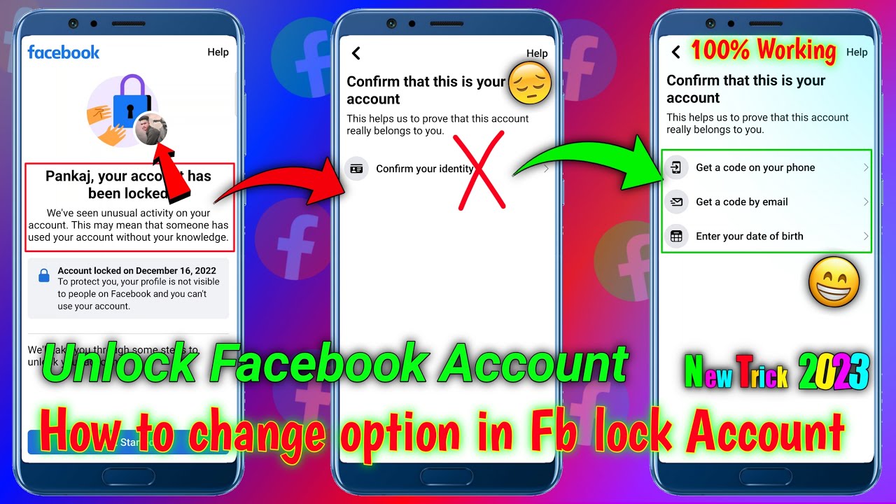 How to change option in Fb lock account2023 | Facebook lock how to ...