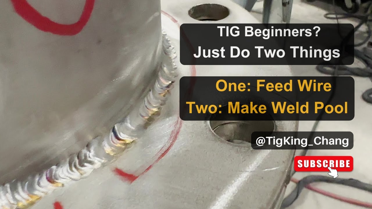 TIG Beginners? Just Practice Feed Wire & Weld Pool - YouTube