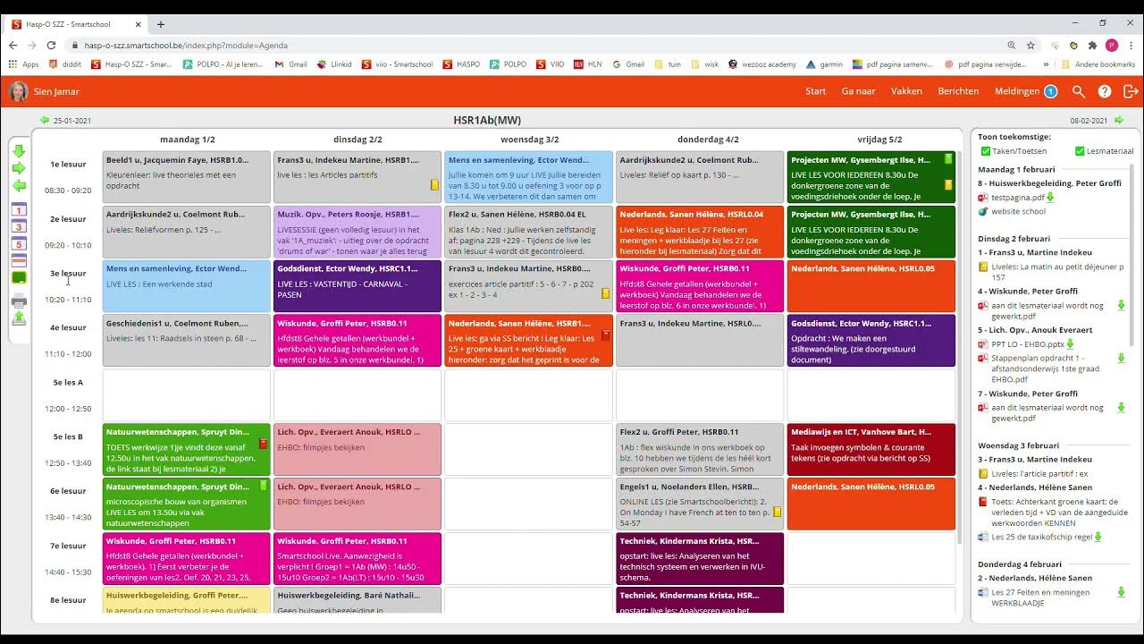 smartschoolagenda lesmateriaal - YouTube