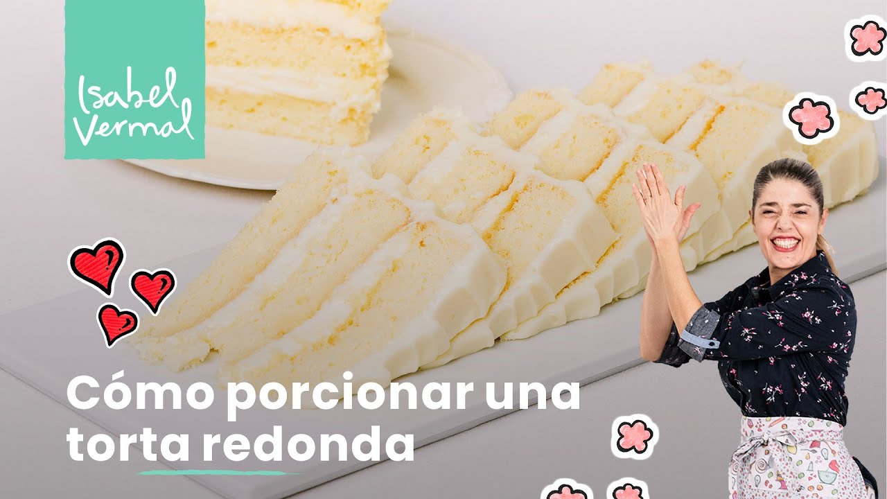 Cómo cortar una torta redonda en porciones perfectas - YouTube