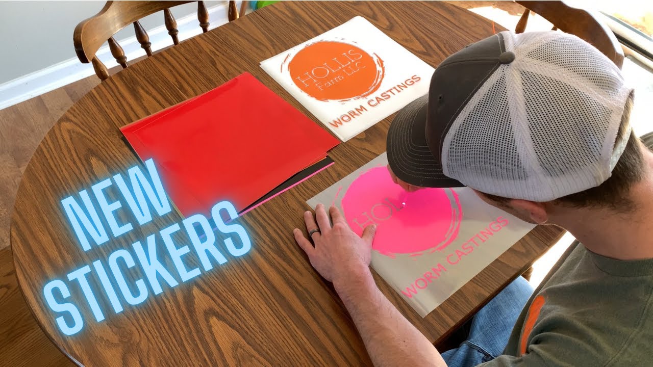 Making Stickers for our Buckets! - YouTube