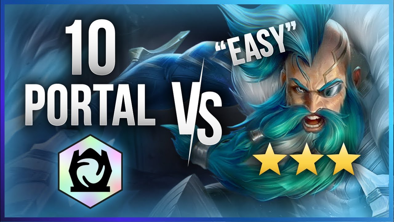 TFT 3 STAR OLAF DESTROYS 10 PORTAL TEAM | Hunter Sugarcraft Team Comp ...