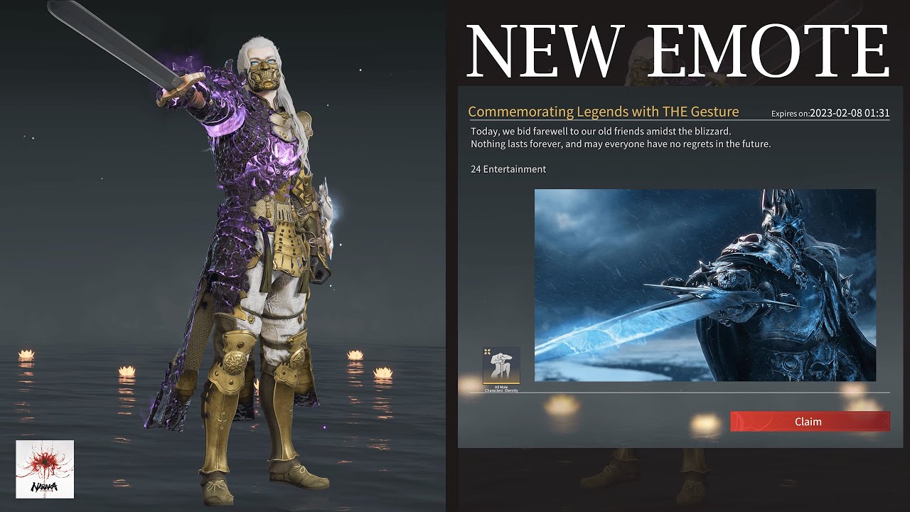 Naraka Bladepoint - Eternity Emote - YouTube