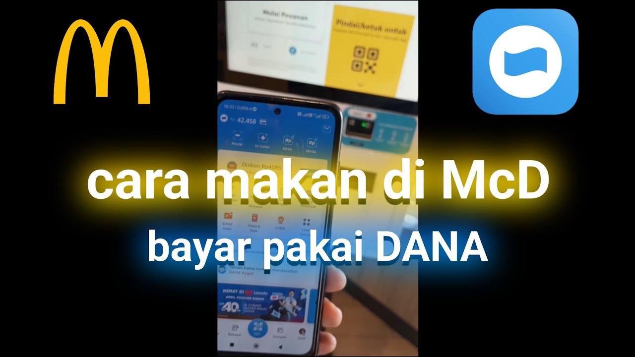 Cara makan di McD pakai saldo DANA - YouTube