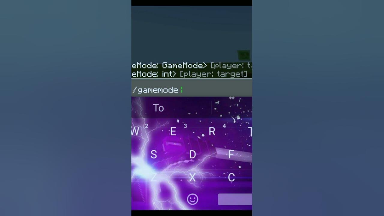 Minecraft gamemode command #minecraft #viral #part2 - YouTube
