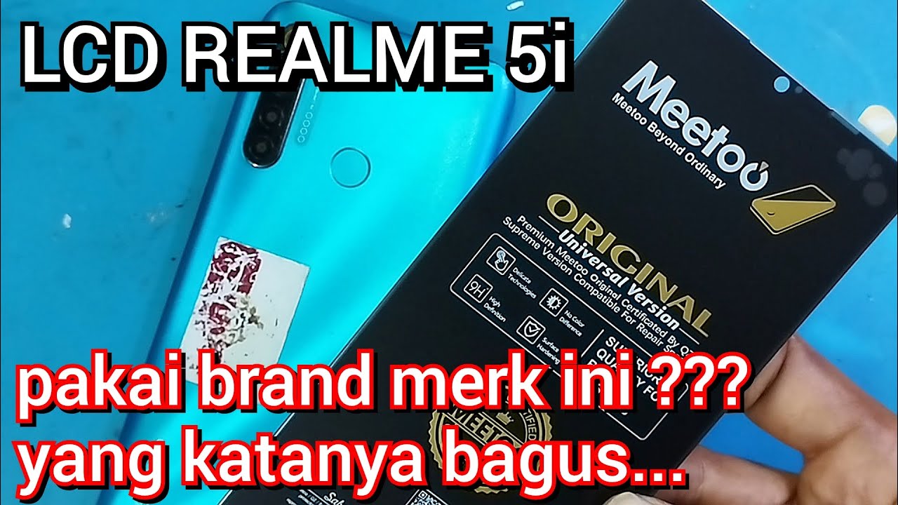 REALME 5i GANTI LCD MEETOO Realme 5i lcd Repair - YouTube