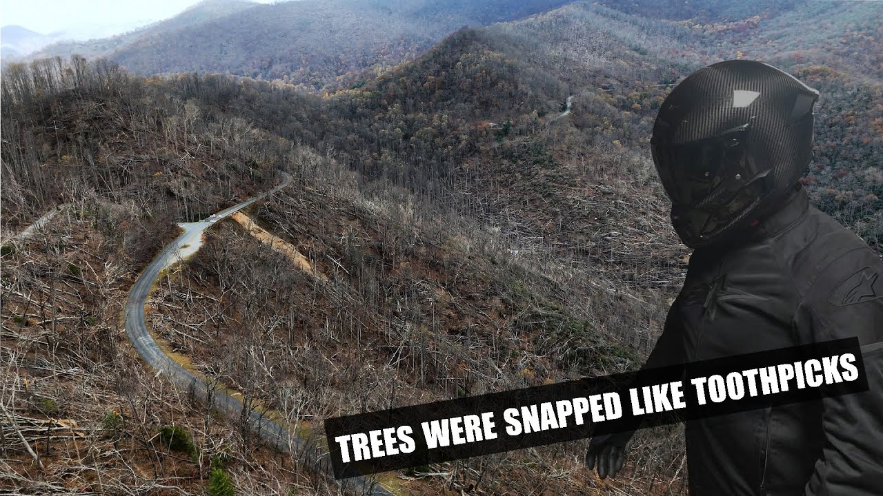 I Witnessed the WORST Storm Damage at the Blue Ridge Parkway! - YouTube