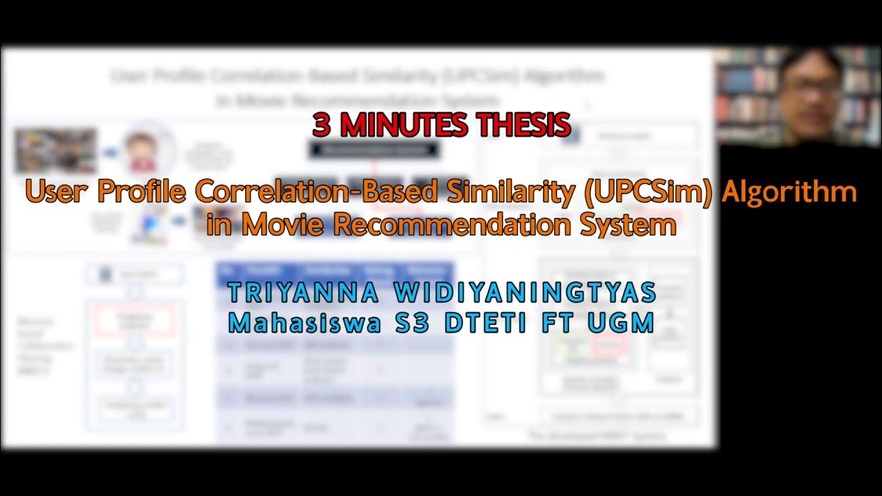 3MT | User Profile Correlation-Based Similarity (UPCSim) Algorithm in Movie Recommendation ...