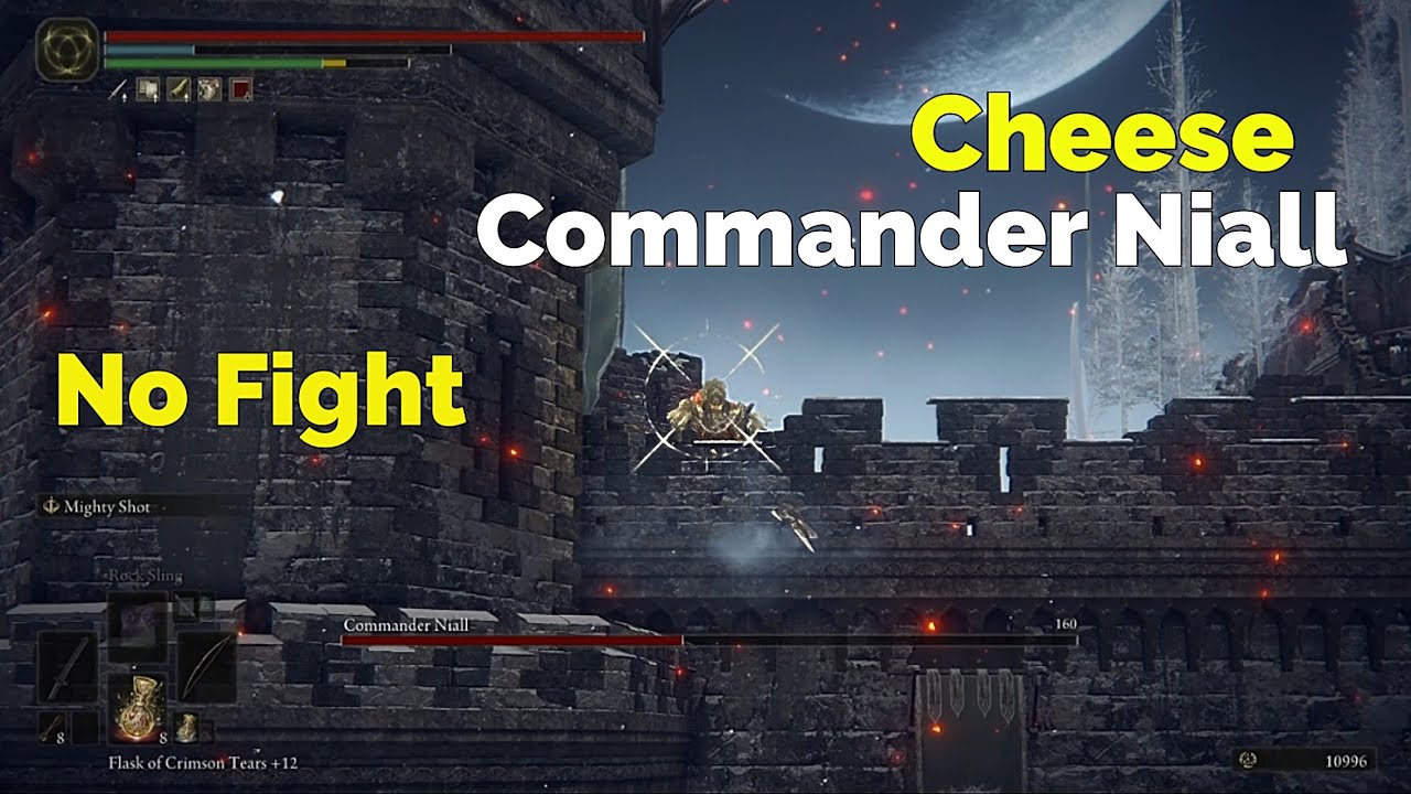 How To Cheese Commander Niall Without Fighting - Elden Ring - YouTube