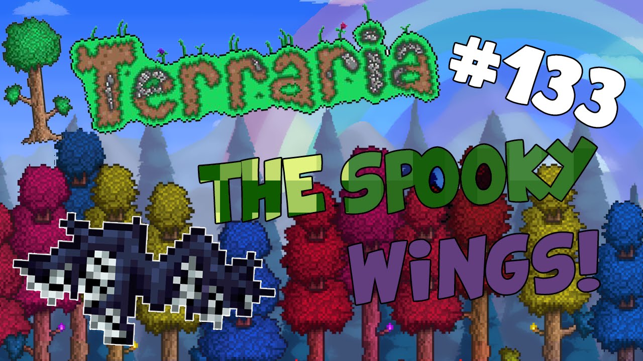 Let's Play Terraria iOS/Android (1.2) - Crafting the Spooky Wings ...
