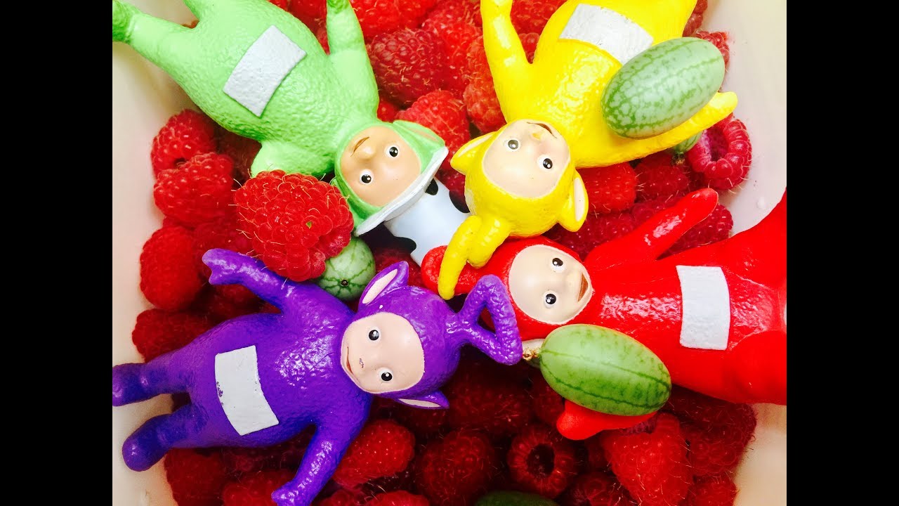 TELETUBBIES Toys Pick Mini Watermelons and Raspberries Learning for ...