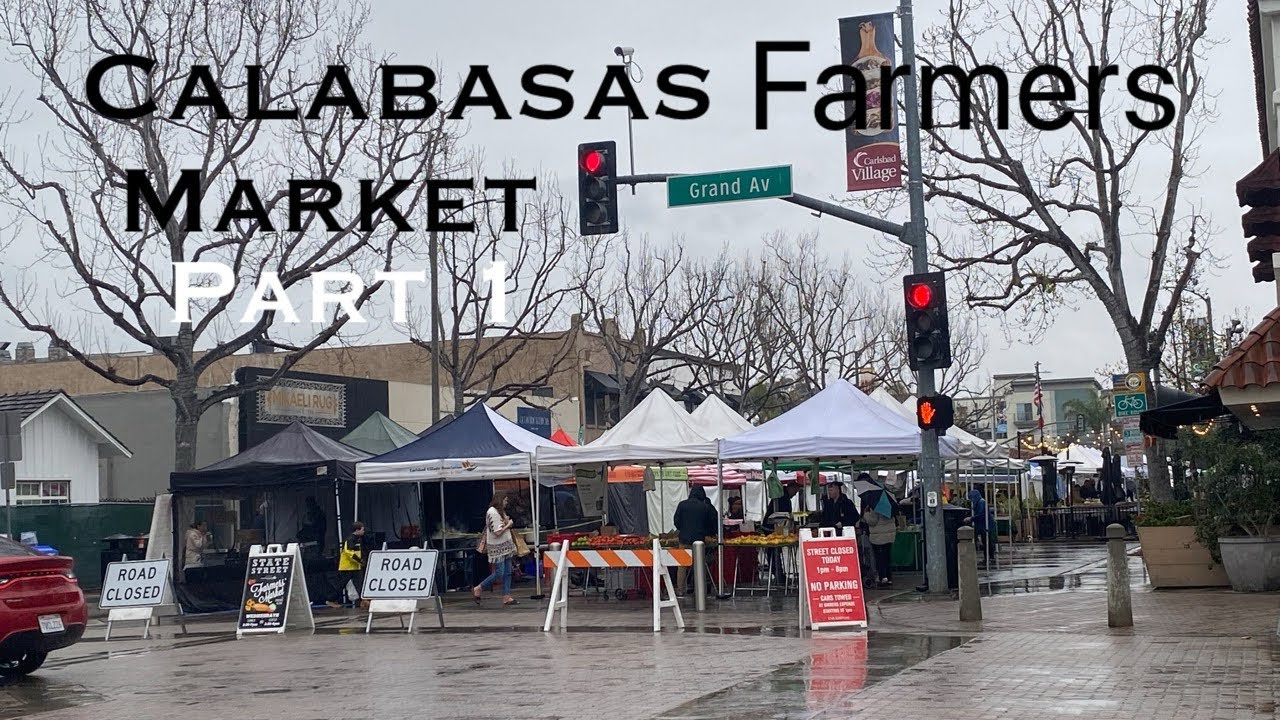 Calabasas Farmers market on Wednesday night part 1 - YouTube