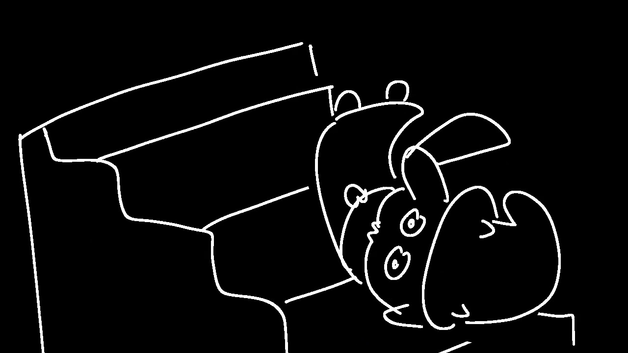 ralsei falls down the stairs - YouTube