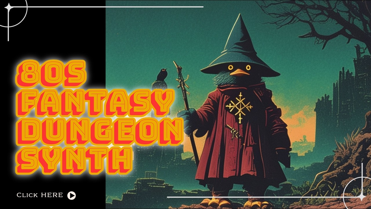 80s Dark Fantasy Flow State: Synthwave for Focus & Creativity 🐧 (4-Hour Mix) - YouTube