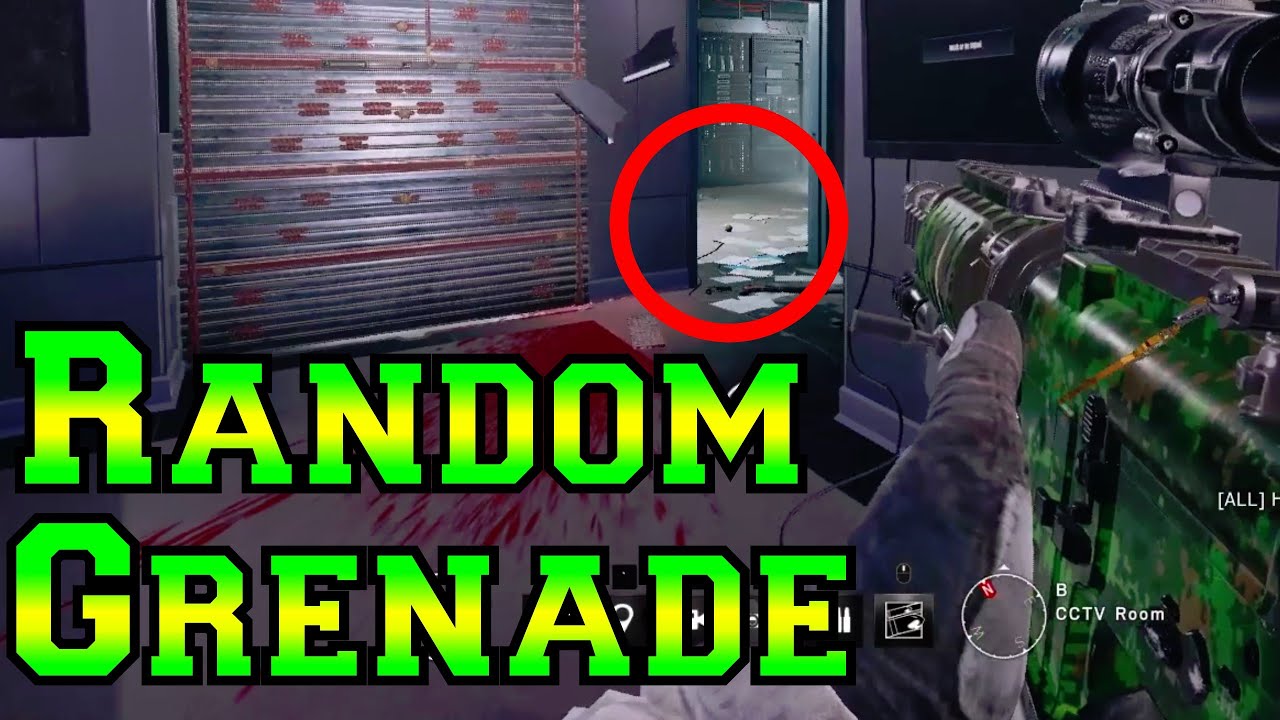 The Most Random Grenade Kill - Rainbow Six Siege - YouTube