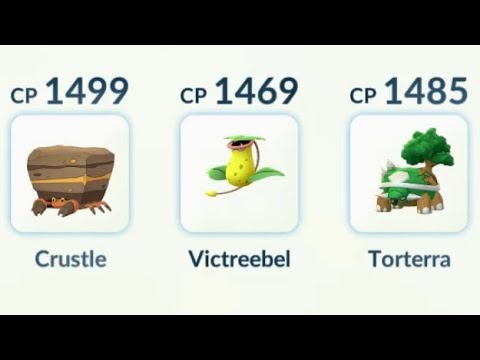 Crustle Victreebel Torterra | Jungle Cup Pokémon GO | Great League GBL ...