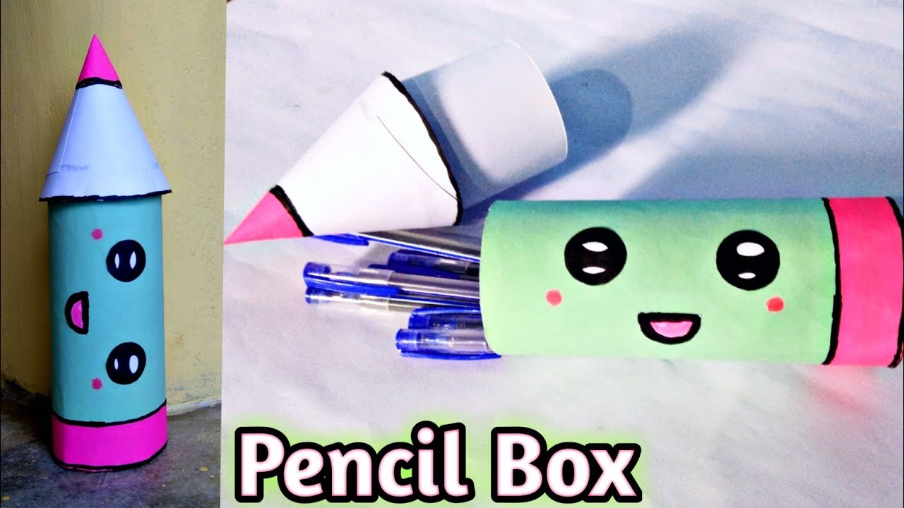 How to make a paper pencil box/diy pencil box/geometric box/origami ...