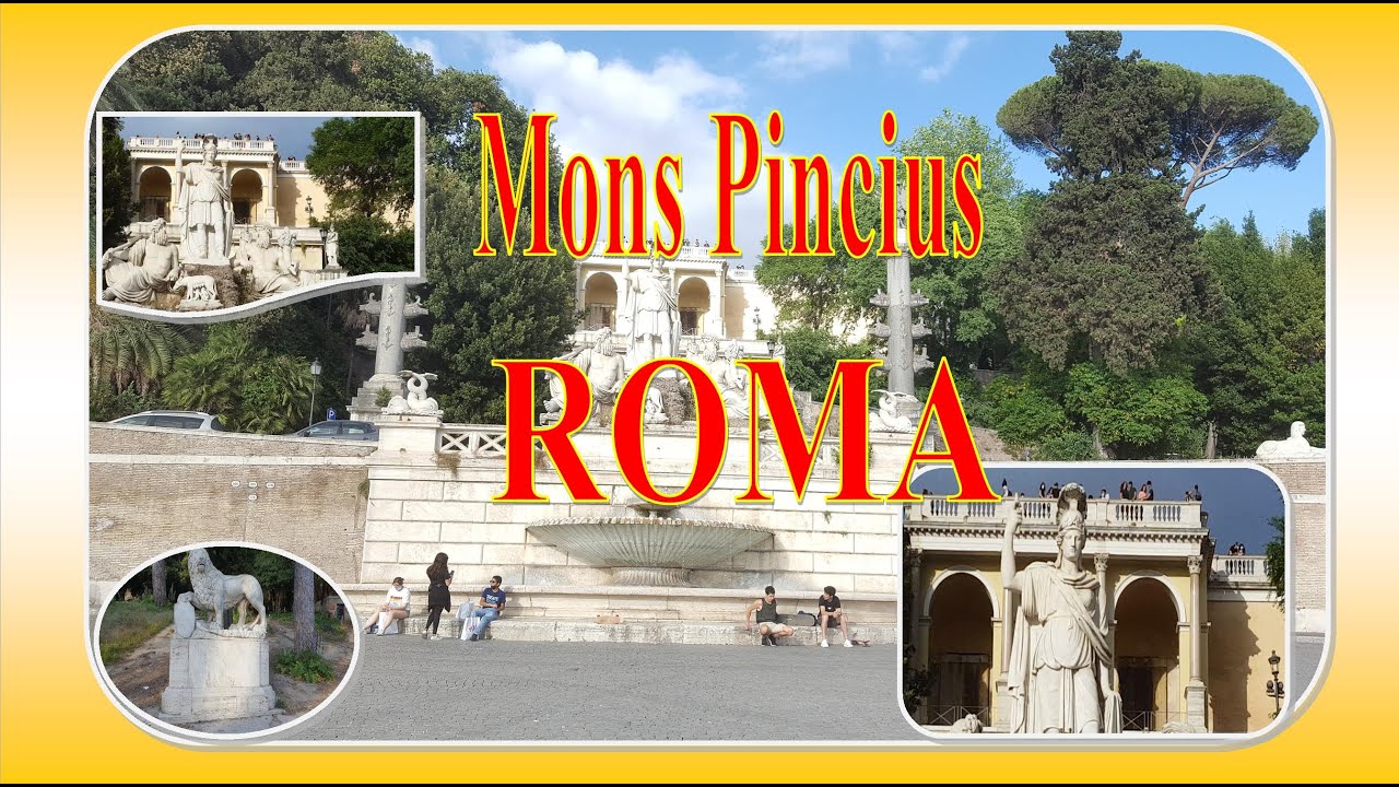 Rome Walking around Il Pincio (The Pincian Hill) - YouTube