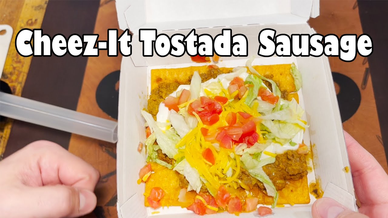 Taco Bell Cheez-It Tostada Sausage - YouTube