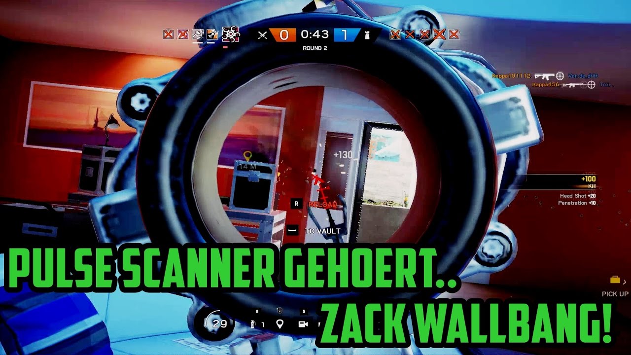 Rainbow Six Siege | Pulse Scanner gehört.. Zack Wallbang [Fragmovie ...