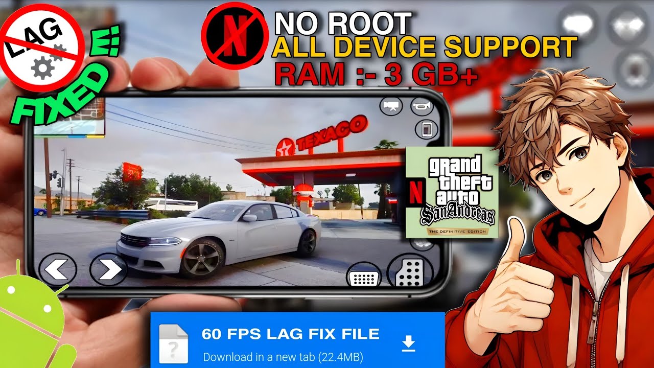 How to Fix GTA SA Lag problem on Android in 2025 🔥 | Netflix Edition # ...