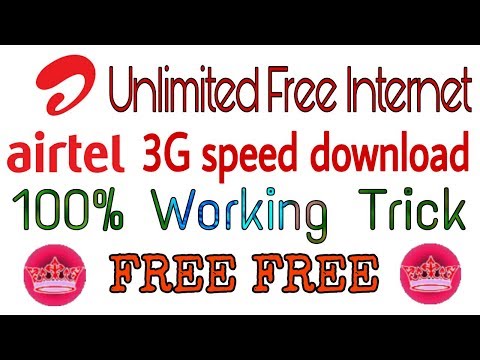 Airtel Free Internet Unlimited Tricks Full 3G Speed | 100% Working Tricks