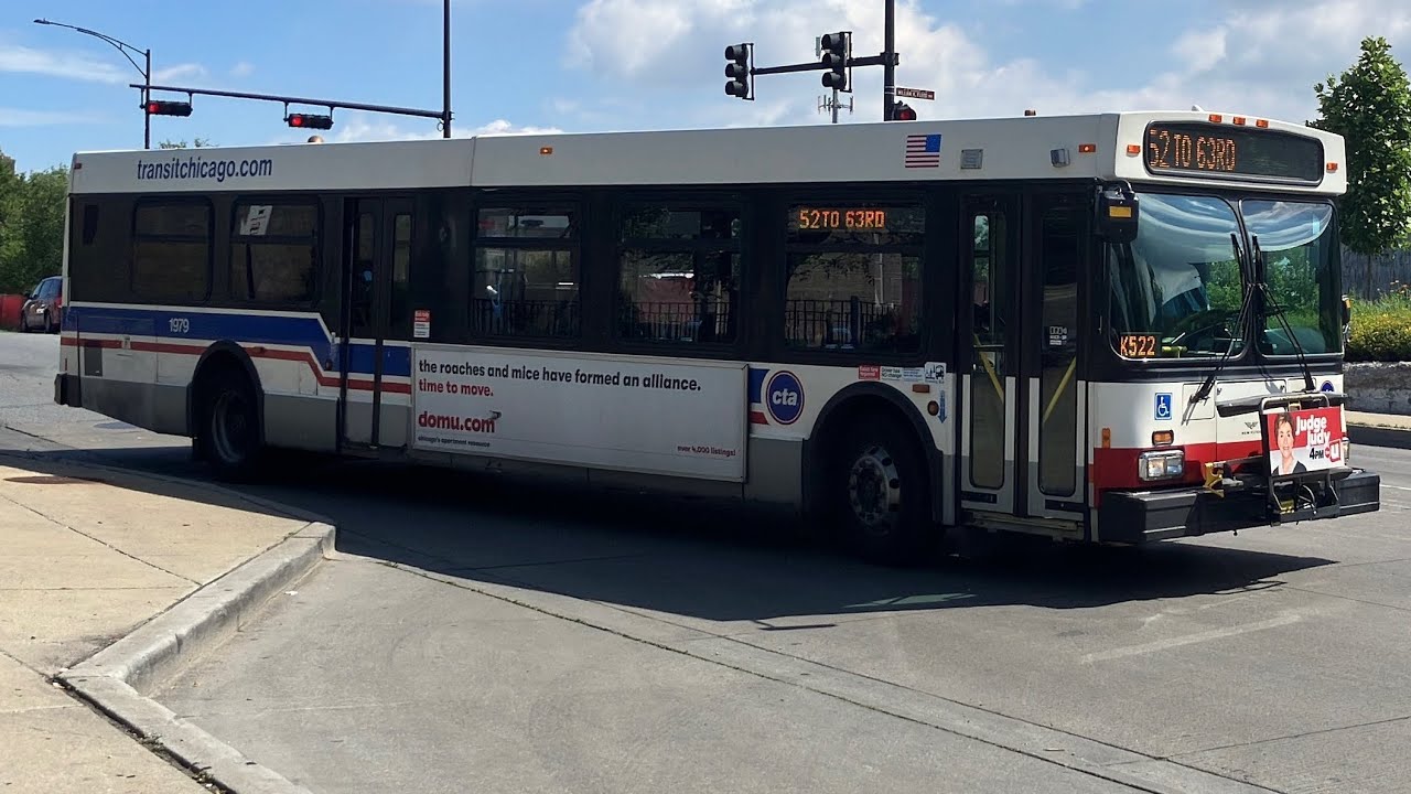 CTA 2009 New Flyer D40LF Bus 1979 On Rt 52 Kedzie - YouTube