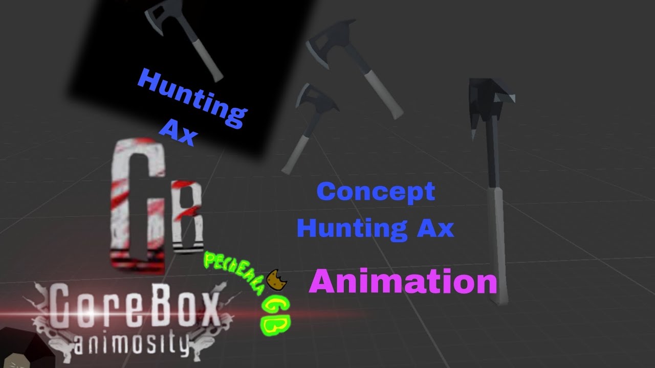Gorebox New ax Animation (Concept) Hunting ax (My first animation ...