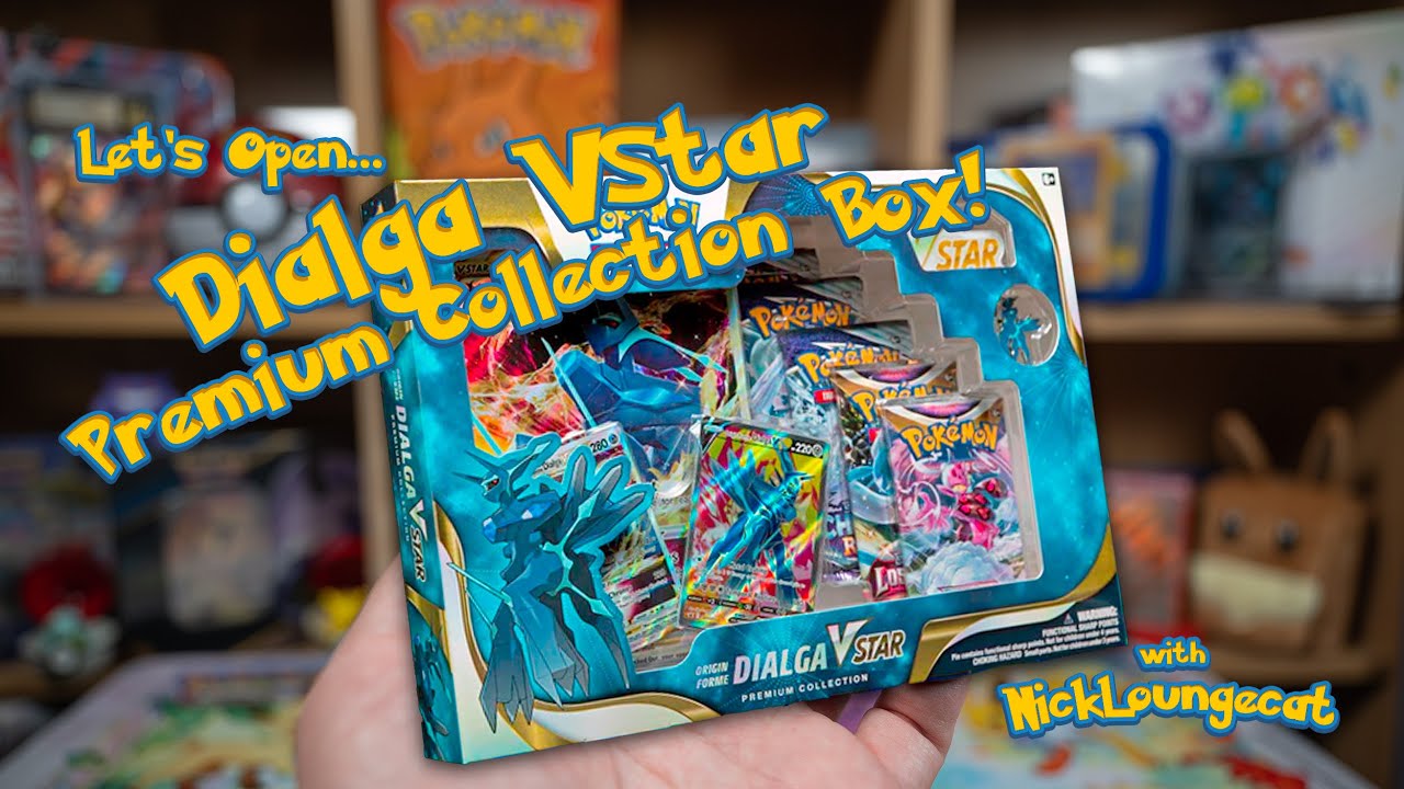 Let's Open a Dialga VStar Premium Collection Box! - YouTube
