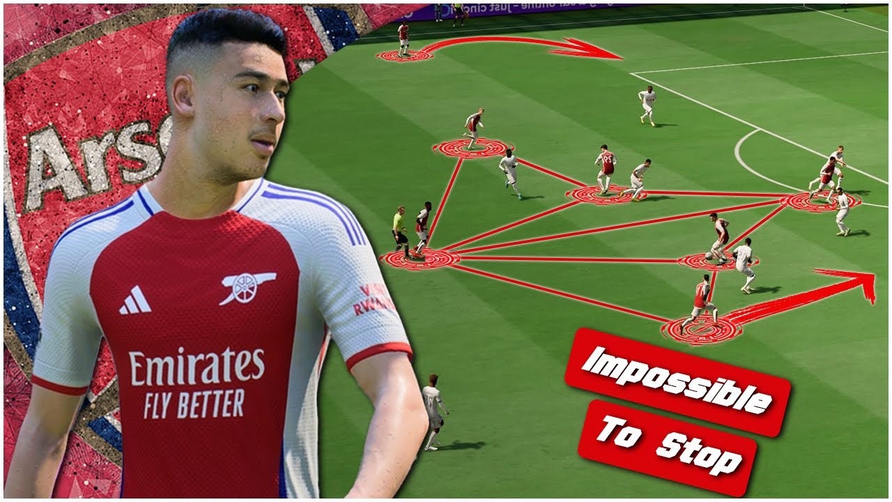 Arteta's New Arsenal Tactics Recreated | EA FC 24 - YouTube