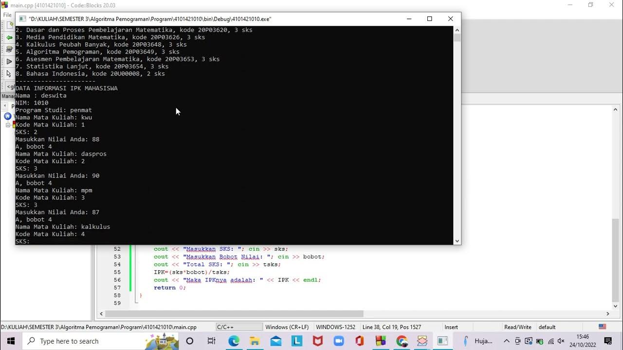 UTS Algoritma Pemrograman - YouTube