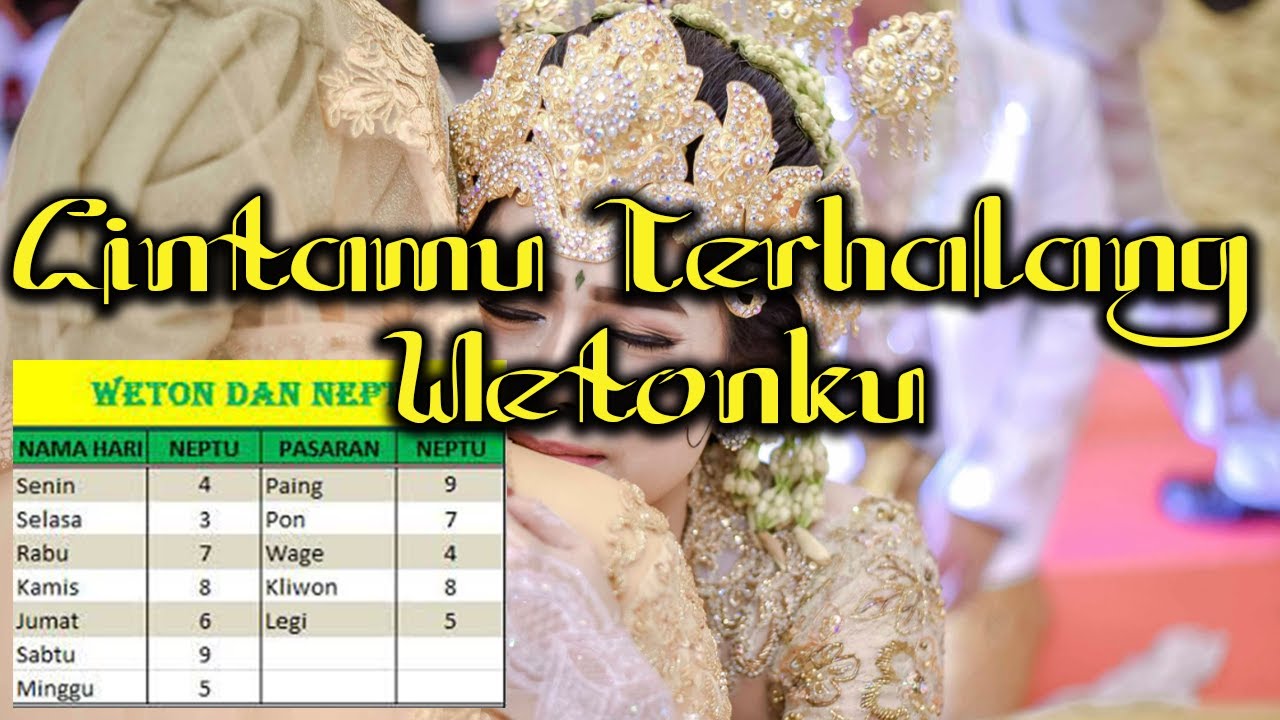 Weton atau Neton Jawa untuk Jodoh dan Pernikahan - YouTube