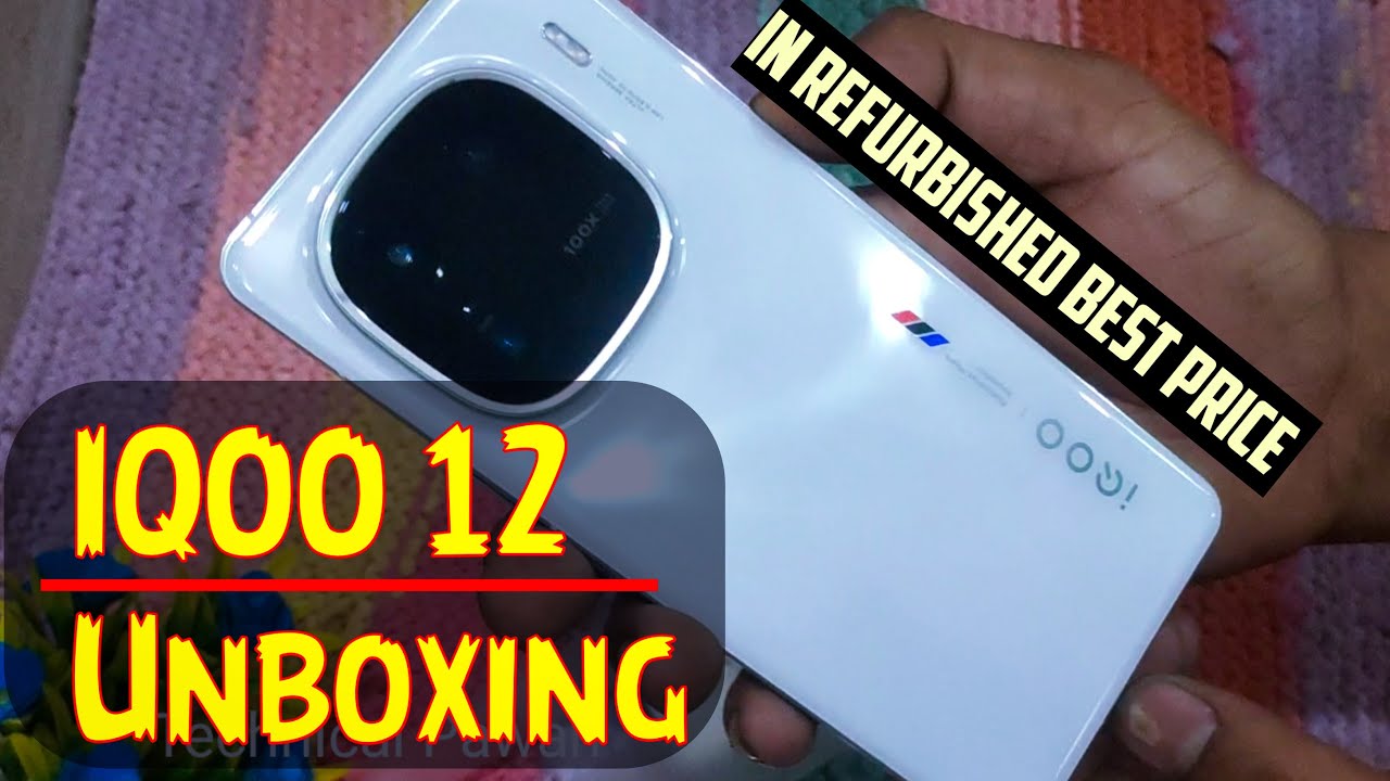 Best Flagship mobile Unboxing | refurbished iQoo 12 Mobile purchased ...