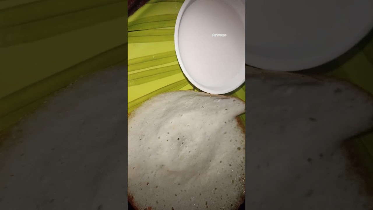 how to make aapam thengaipal.. #aapam #thengaipal - YouTube