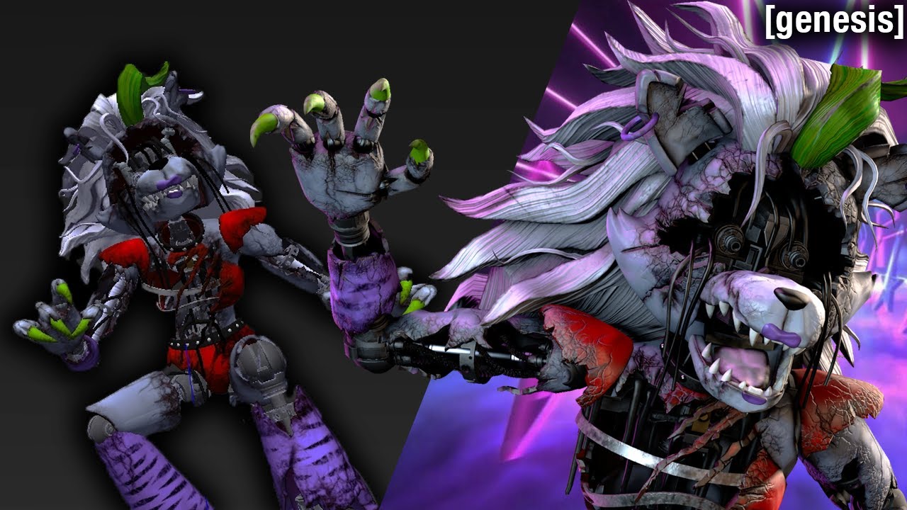 Roxy FNAF Security Breach Animations - YouTube