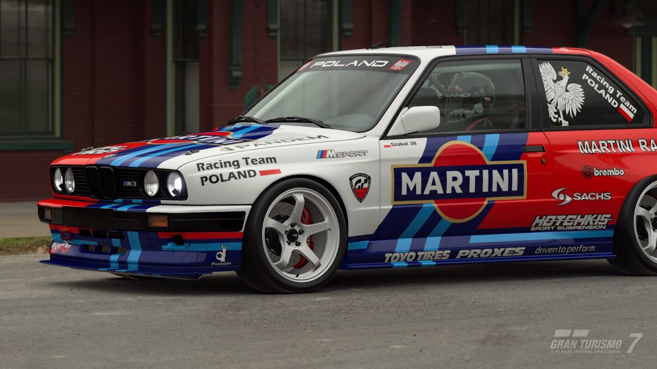 Gran Turismo 7 / Bmw M3 Sport Evolution '89 Martini Racing Team Poland ...