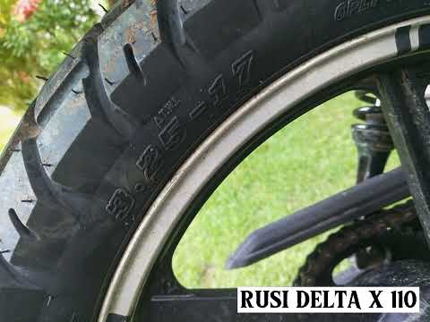 RUSI DELTA X 110 | BIG TIRES | REAR TIRE: 3.25x17 / FRONT TIRE: 2.75x17 | Sprocket combi - 14/38