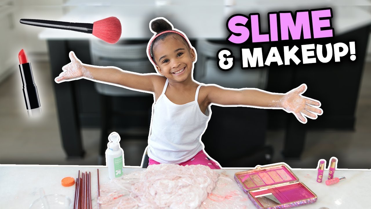 MIXING MAKEUP INTO SLIME 😜💄 - YouTube
