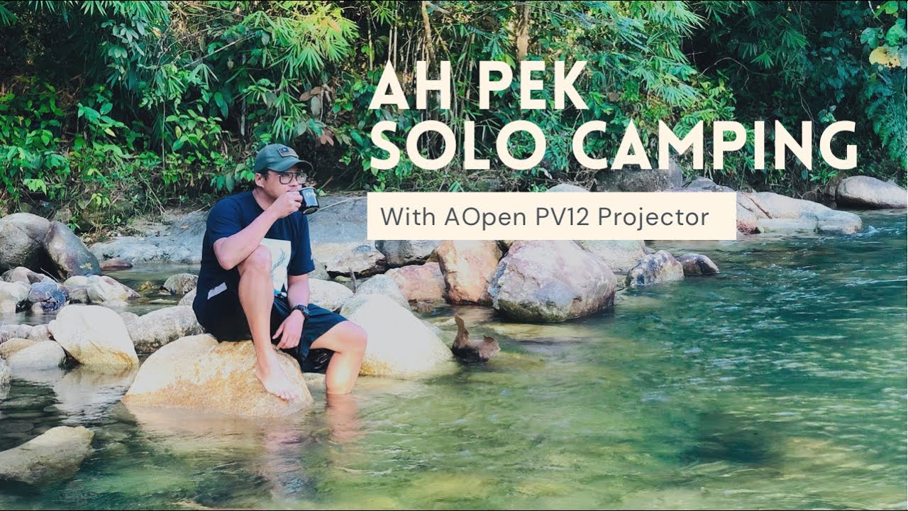 Solo Camping: Product Review: AOpen PV12 Portable Projector - YouTube