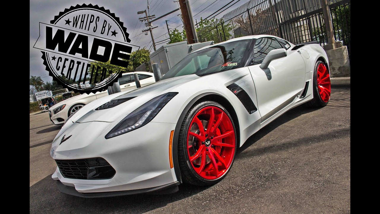 Forgiato Weekend 2015 : Zo6 on 21/22" Brushed Red Forgiato Wheels - YouTube