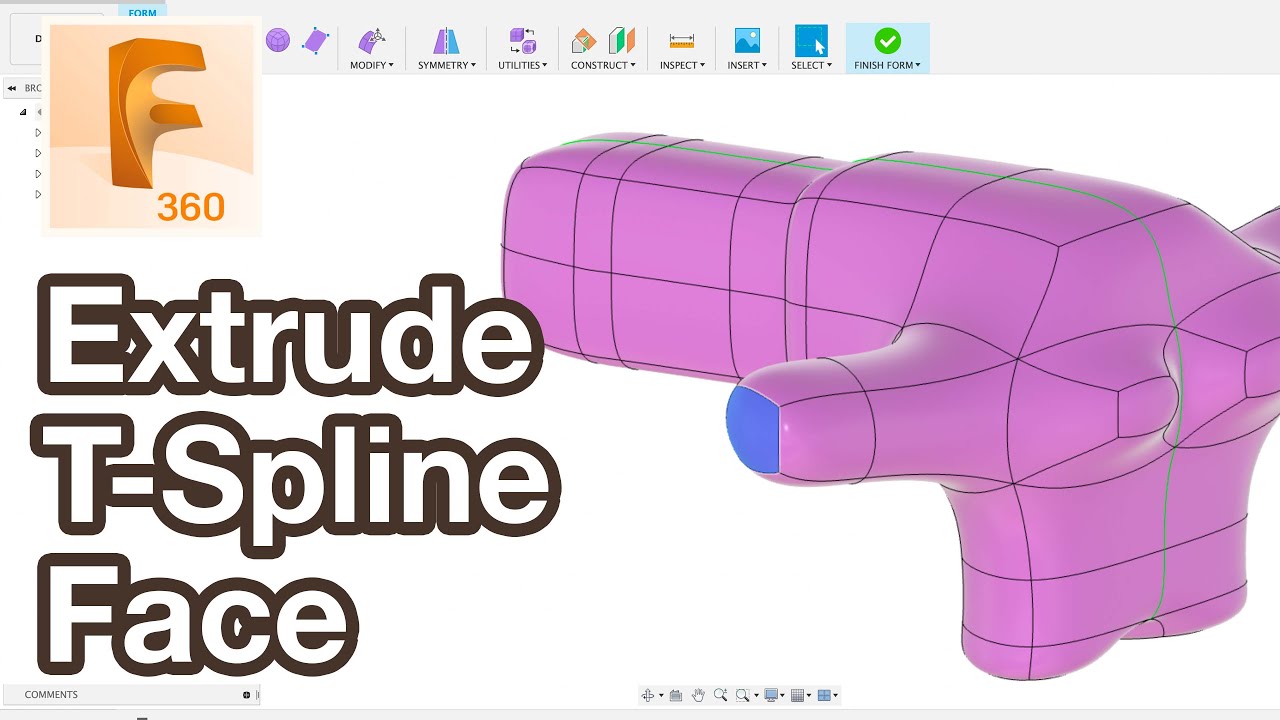 Extrude Faces in Fusion 360 Tutorial - YouTube
