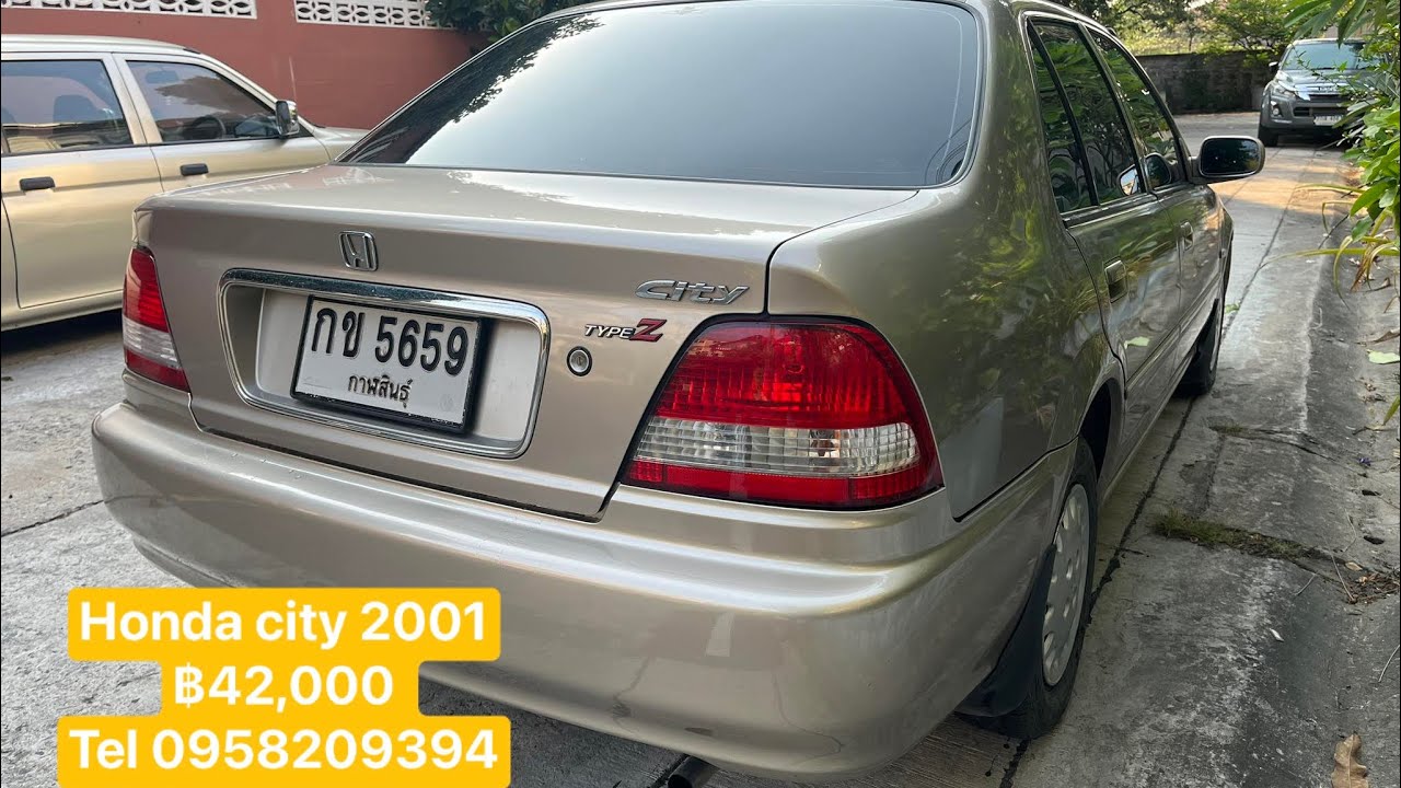 ⛔️ขายเเล้ว⛔️Honda city Type 1.5 2001 ราคาหลักหมื่น - YouTube