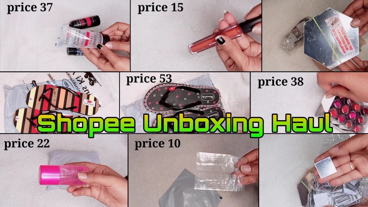 Shopee Haul: Shopee makeup, skincare for just 10rs | Shopee beauty ...
