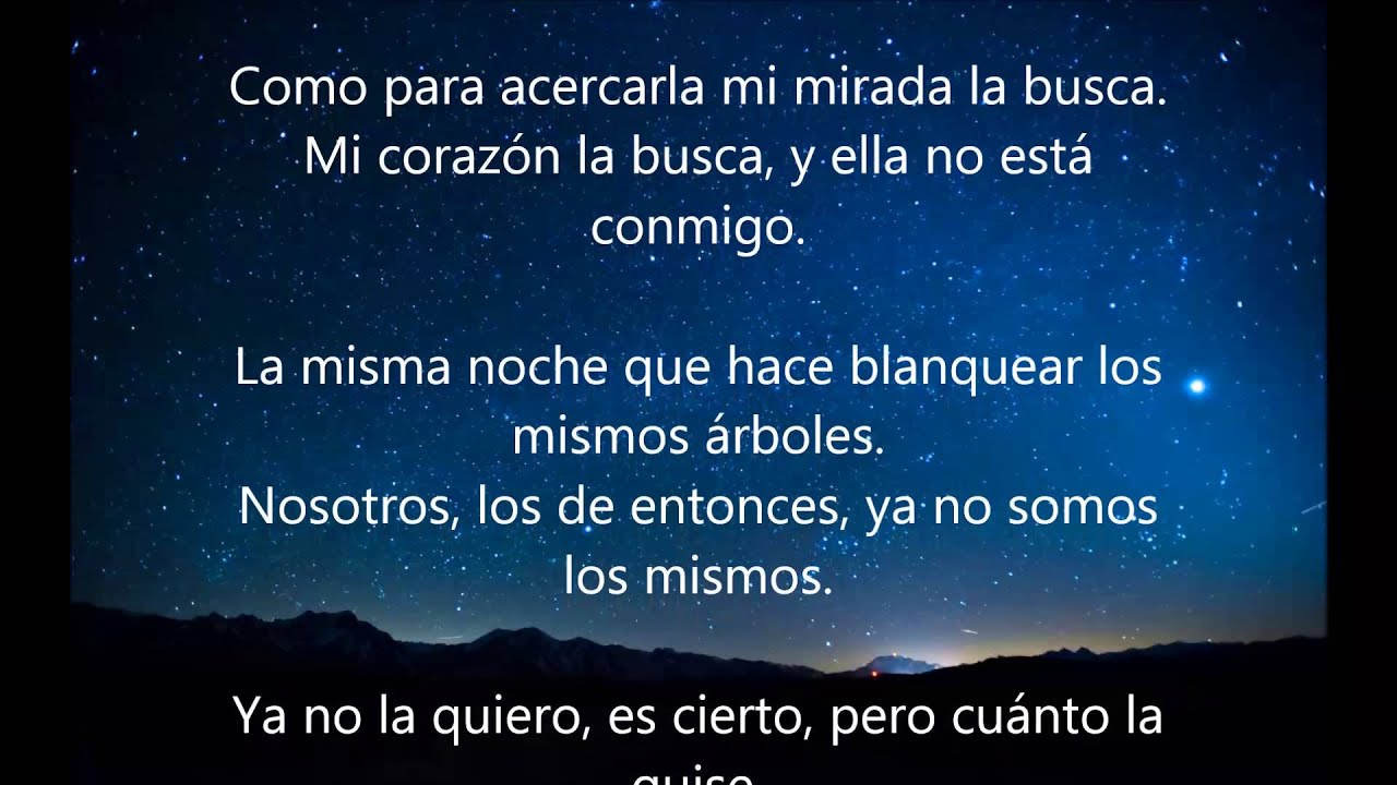 Poema 20 Pablo Neruda - YouTube