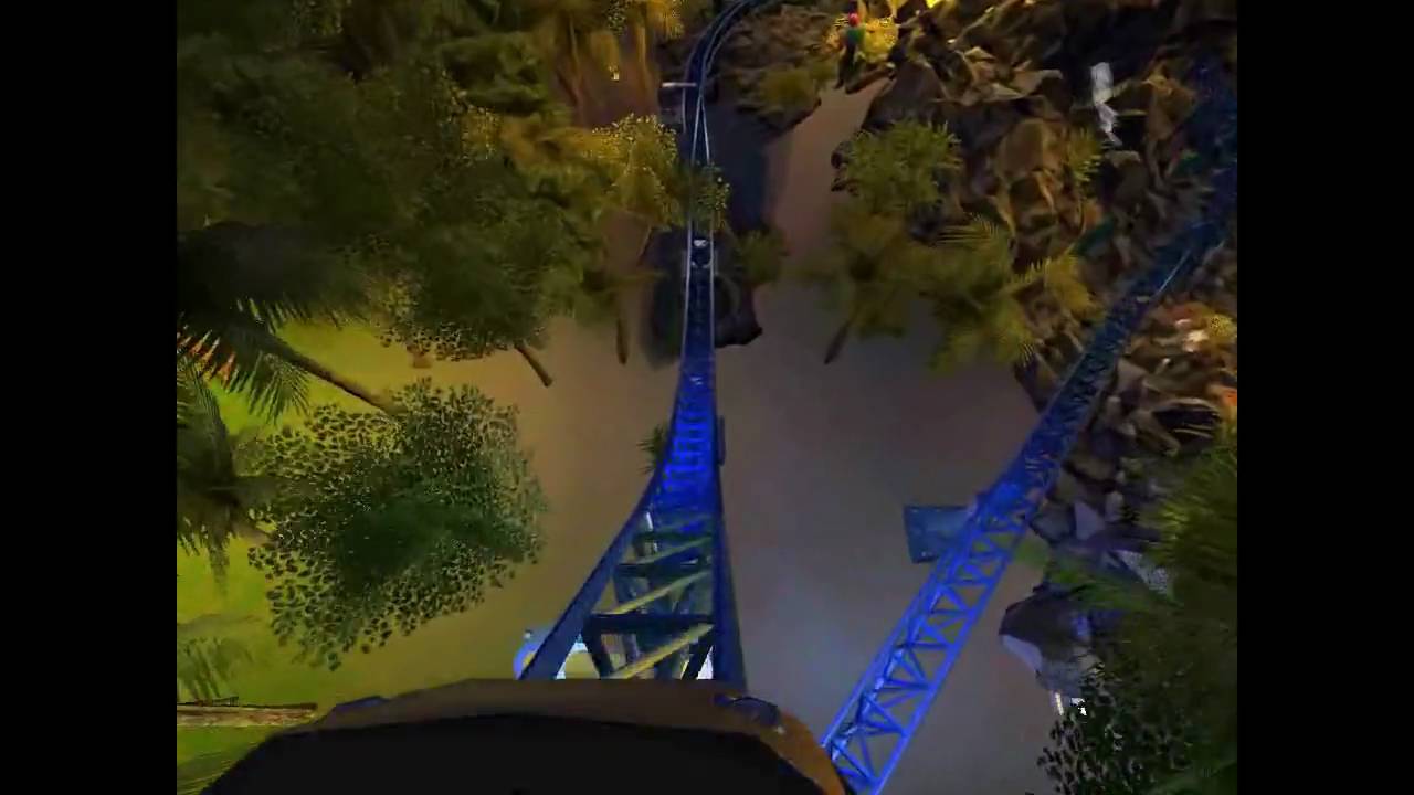 RCT3 - Pirates Escape - Intamin Mega Lite - YouTube