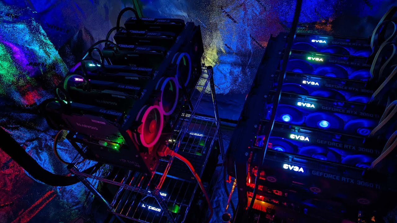 GPU Mining - Grow Tent Setup - My Garage is getting too Hot! - YouTube