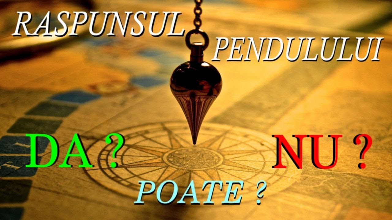 PENDULUL ITI RASPUNDE: 🦋 DA sau NU? 🌟 ~INTREABA ORICE !!! (Interactiv ...
